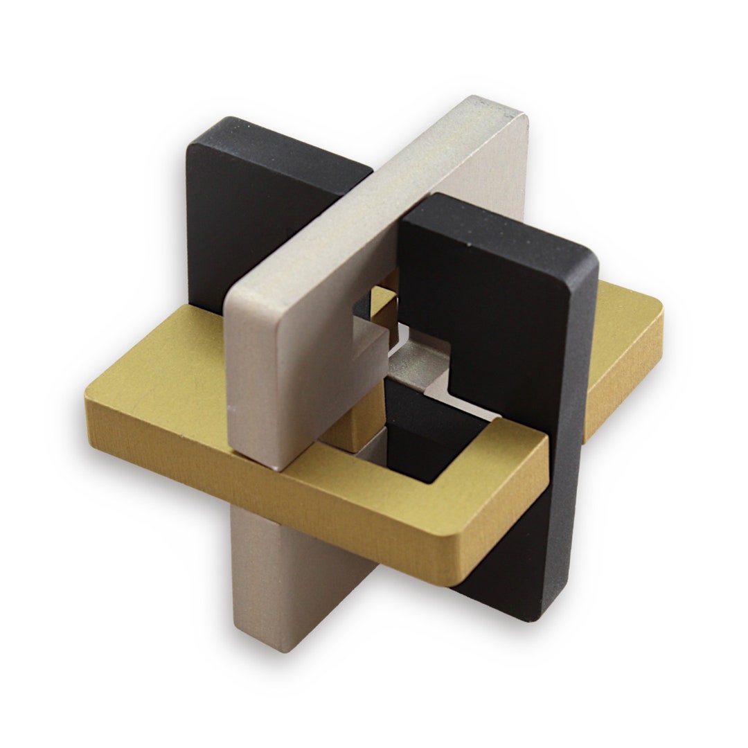 Castel Metal Puzzle. Brain Teaser, Mechanical Puzzle, IQ Logic Teaser ...