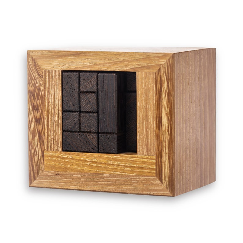 The Corner Pack Wood Puzzle From Pelikan is a Wooden Brain Teaser, IQ ...