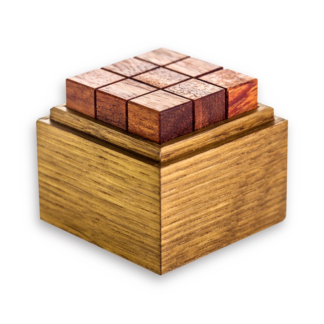 Edition of Additions Wood Puzzle Box. IQ Logic. Brain Teaser. Puzzle ...
