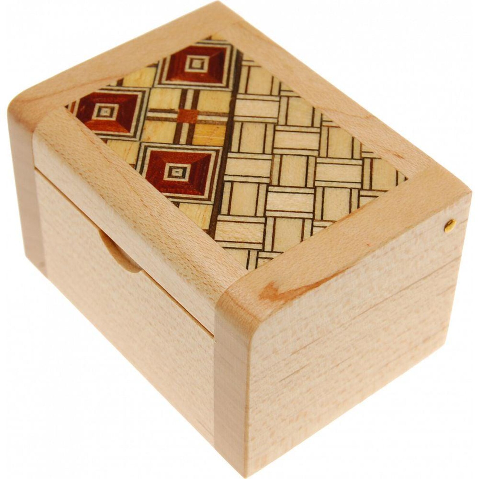 Japanese Puzzle Box Karakuri Fake Box, Wood Puzzle Box, Wooden Brain ...