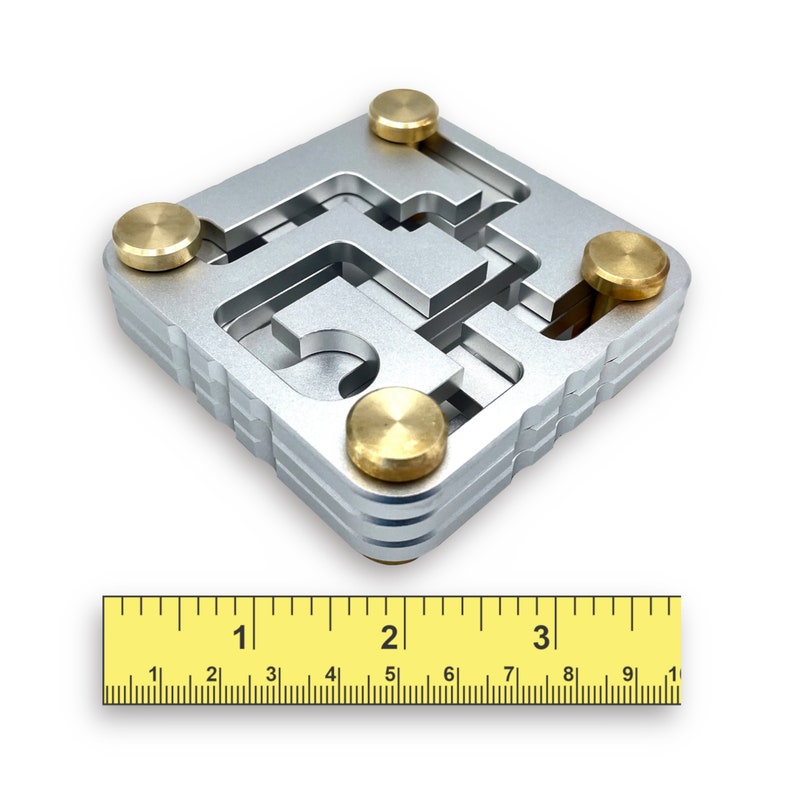 Fast Maze 3 Metal Puzzle. Puzzle Master. IQ Logic. Brain Teaser, Cubic ...