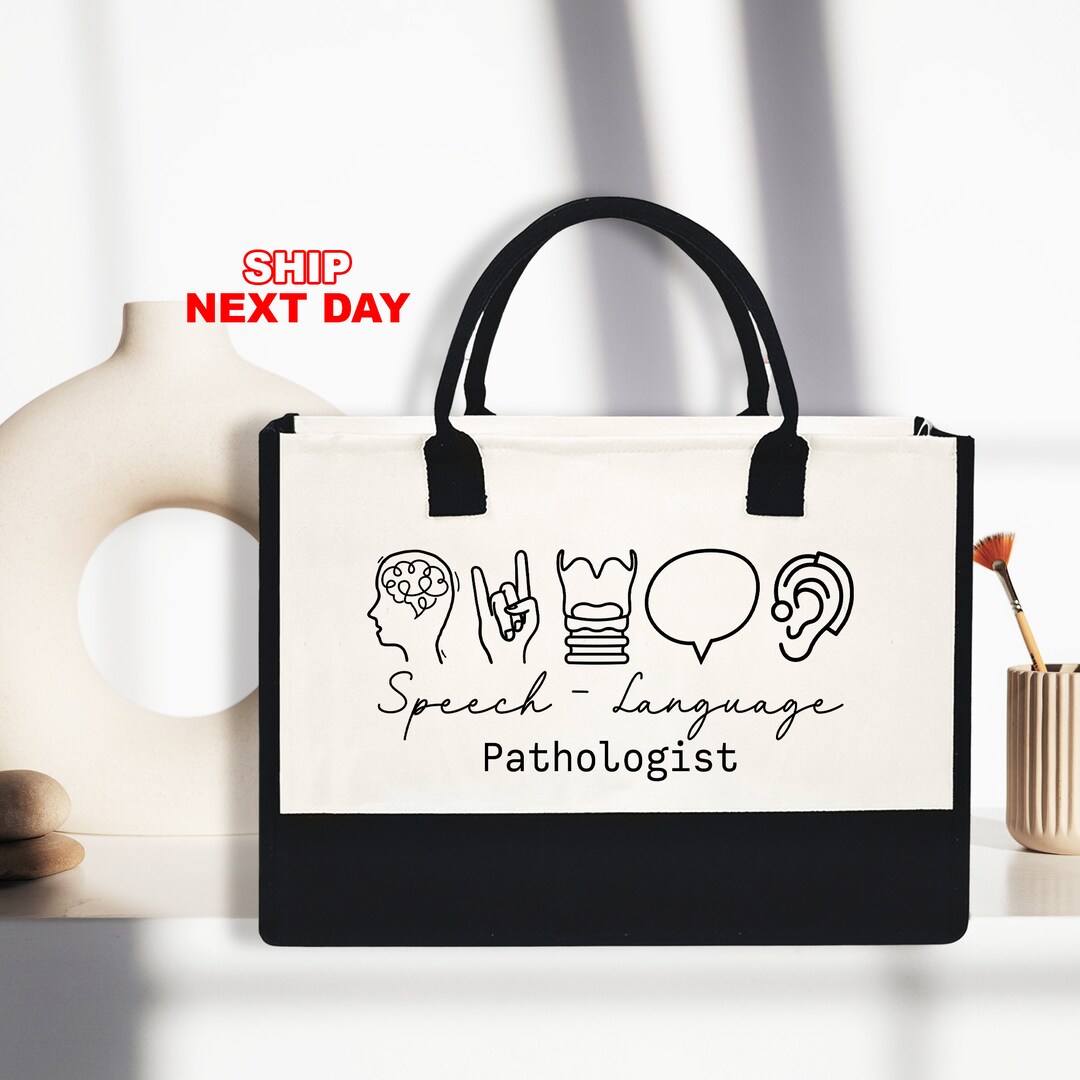 Speech Therapy Tote Bag, Speech Therapist Gift, Special Education Tote ...