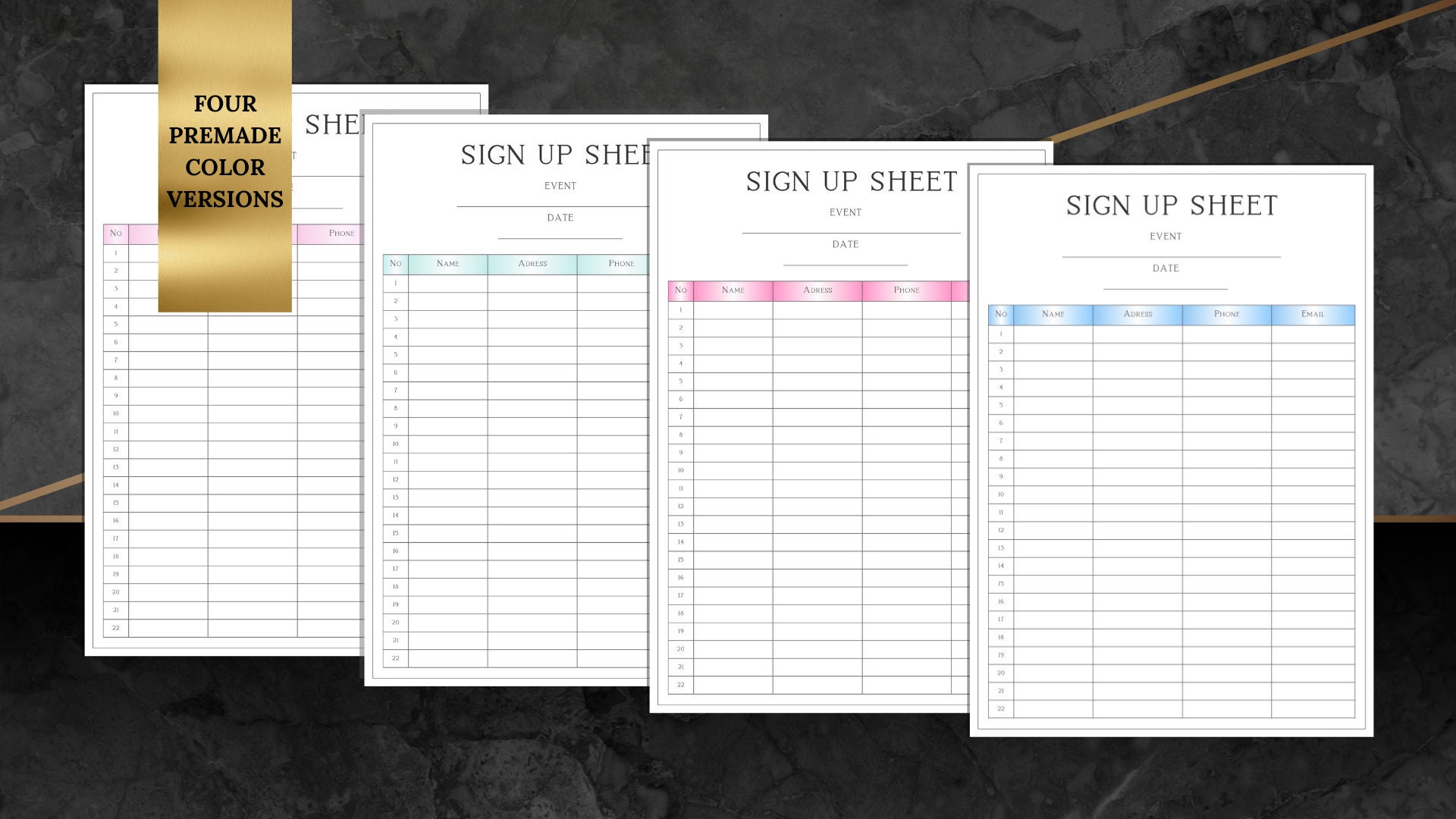 Editable Sign up Sheet Template Canva Template Printable Sign up Sheet ...