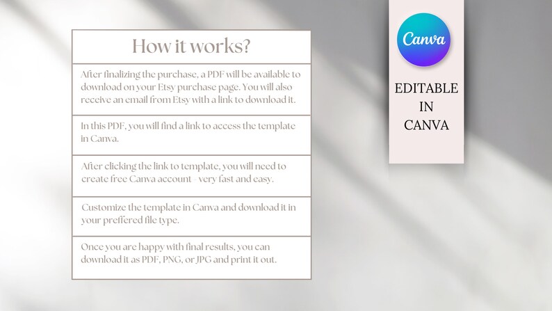 Invoice Template Classy Invoice Canva Template Proffesional Beige ...