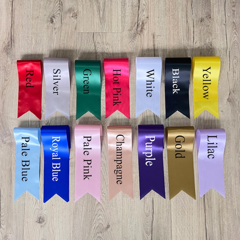 Birthday Sash, Personalised Sash – Custom Text, Any Wording, Baby ...