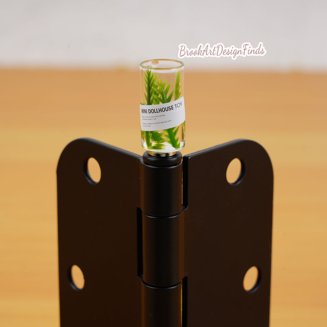 Tiny Plant Hinges Head,tiny Glass Bottle Door Topper,tiny Plant ...