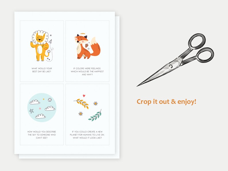Question Cards for Kids to Expand Imagination, Creative Thinking ...