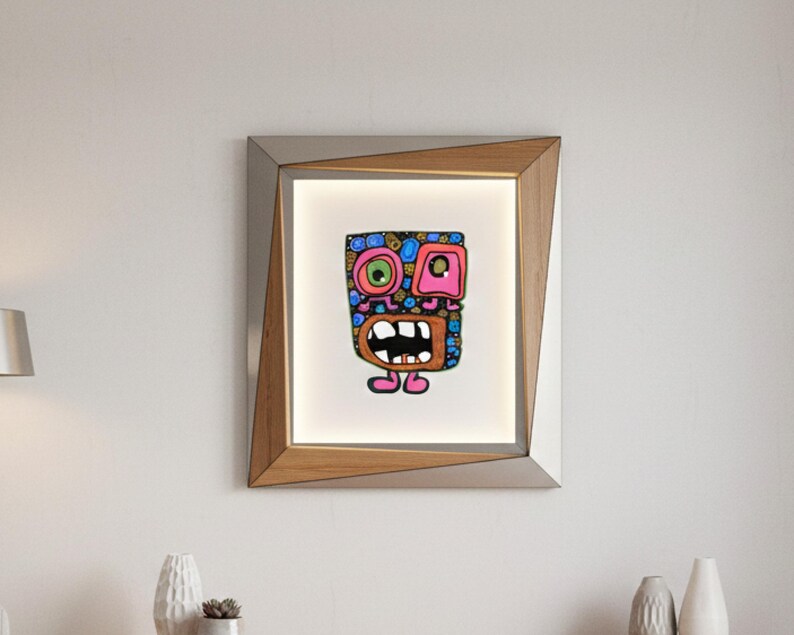 Goober 65 Hand-painted/drawn Psychedelic Monster Art - Etsy