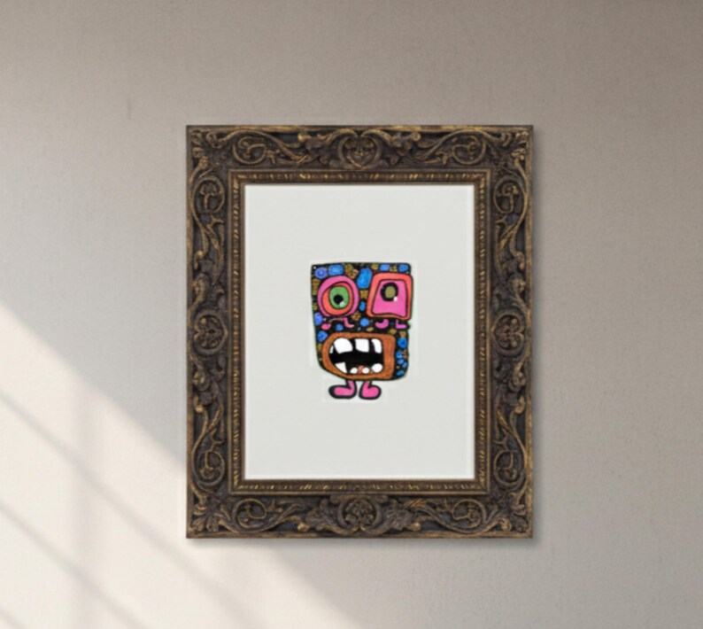 Goober 65 Hand-painted/drawn Psychedelic Monster Art - Etsy