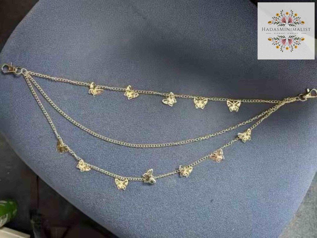 Butterfly Gold Cubic Chain Jeans Chains, Street Fashion, Hip Hop, Gift ...
