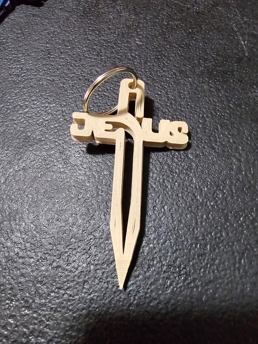 3d-printed Jesus Cross Keychain Inspirational Christian Gift, Faith ...