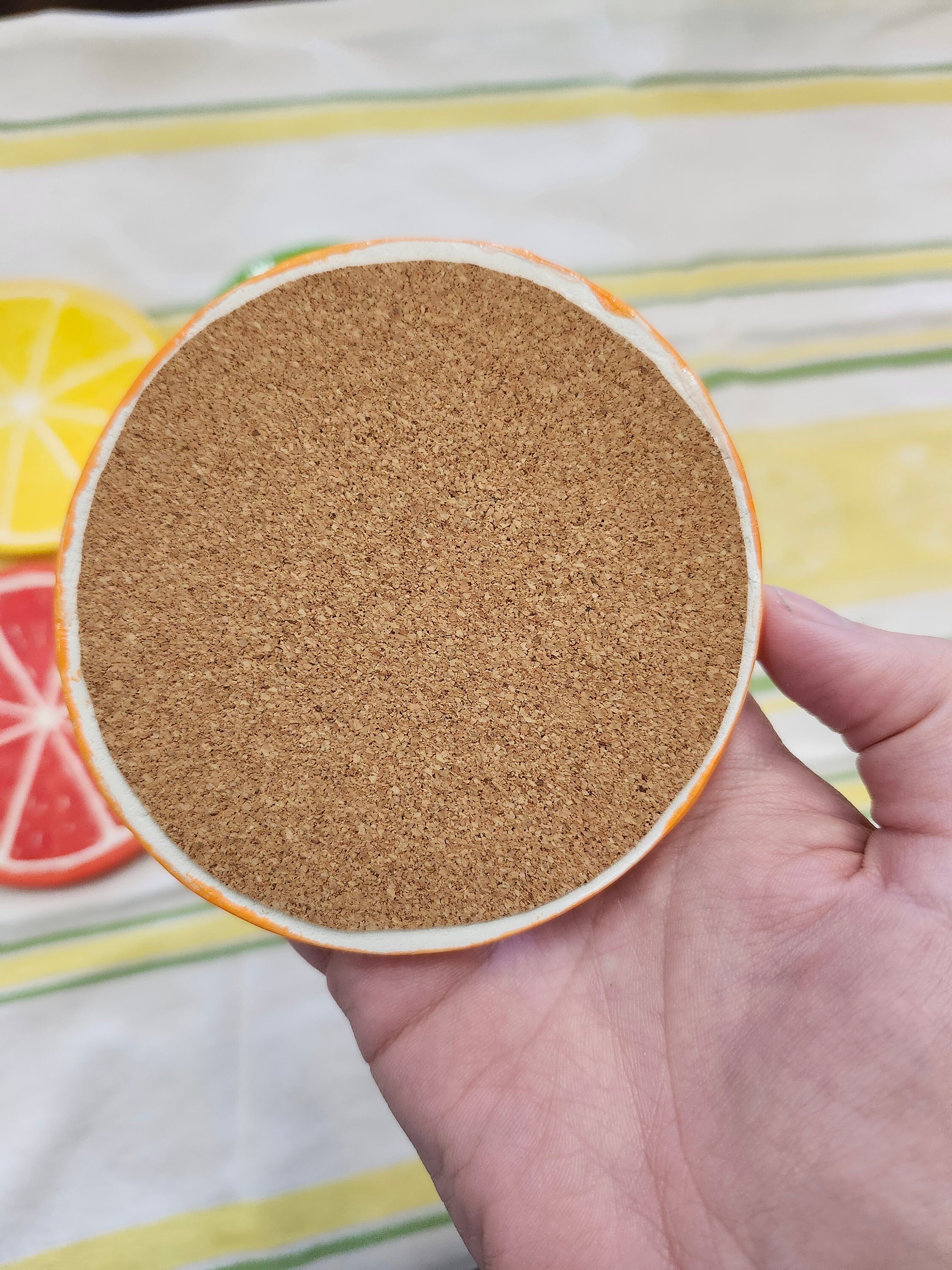 Handmade Clay Coasters - Citrus Slices - Etsy