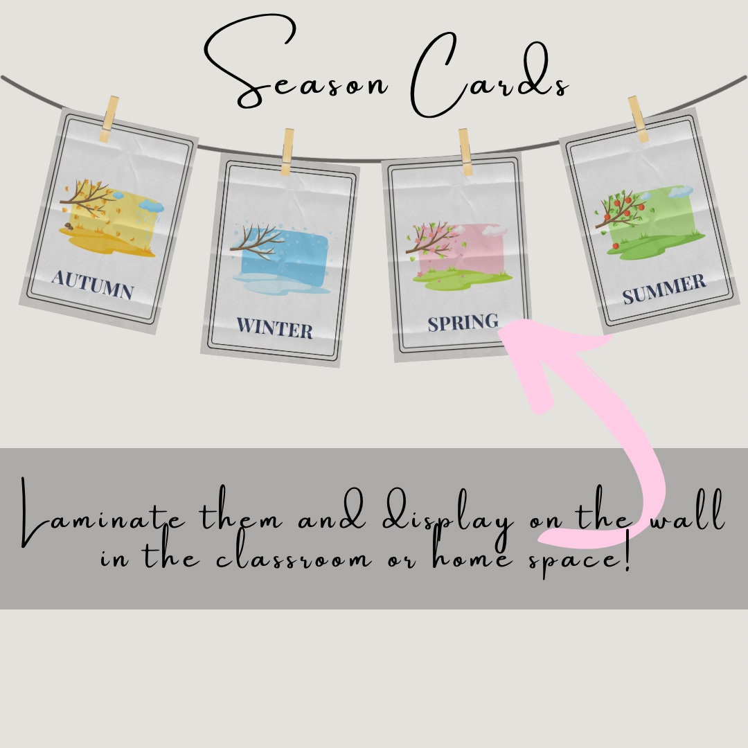 Weather Cards, Weather Posters, Modern Classroom Decor, Boho Weather ...