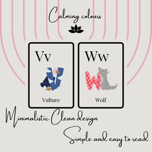 Animal Alphabet Posters, Abc Posters, Modern Classroom Decor, Boho ...