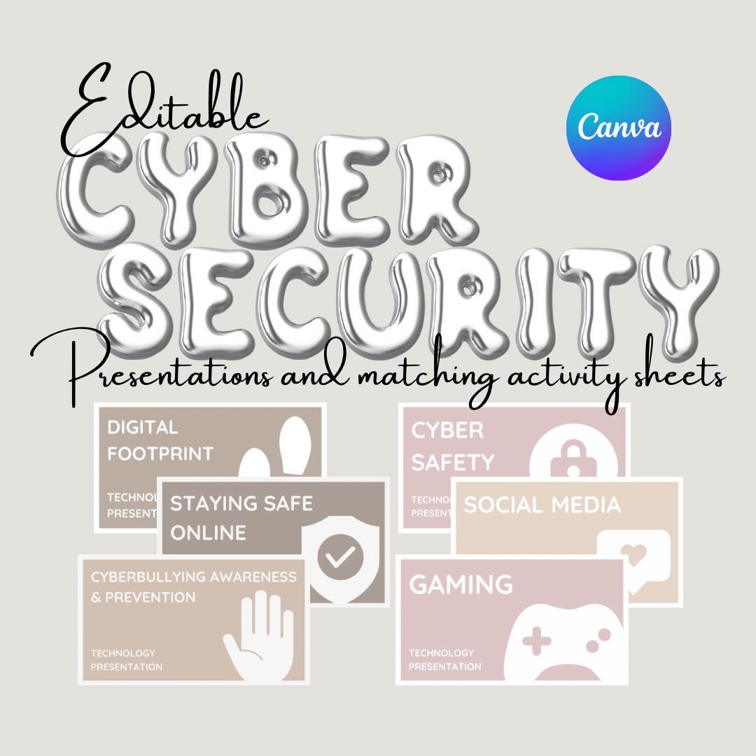 Online Safety for Kids | Editable Digital Citizenship Lessons ...