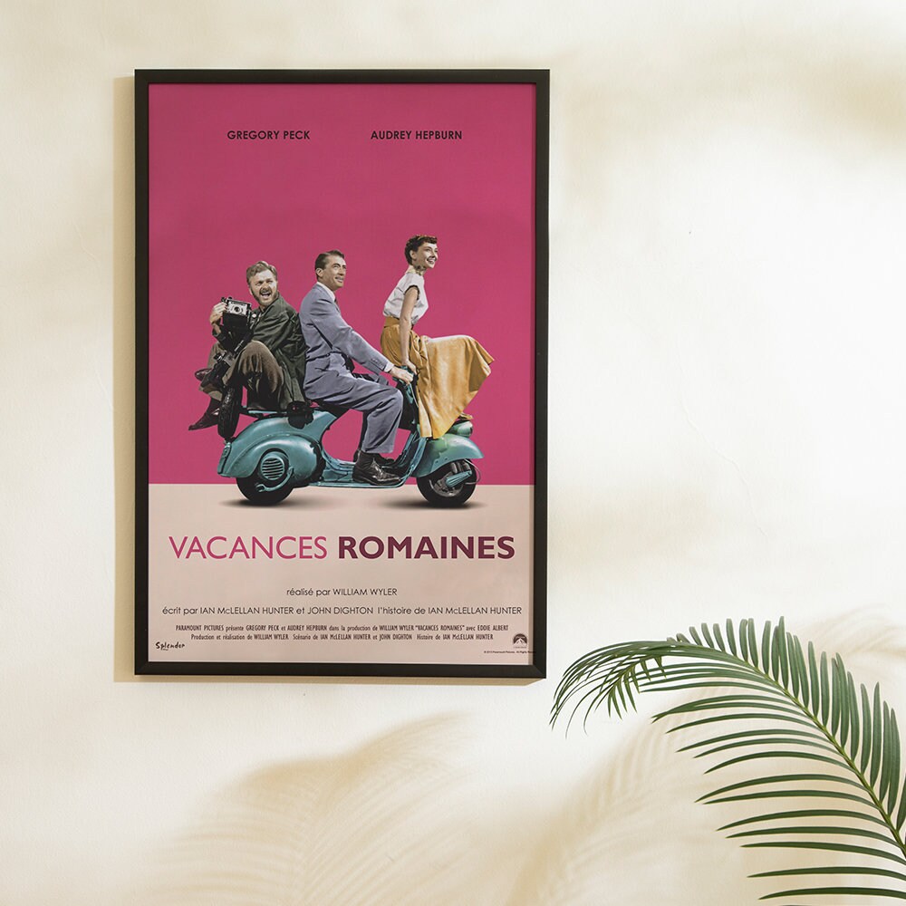 Roman Holiday Movie Poster, Wall Art Home Decor, Art Poster Gifts ...