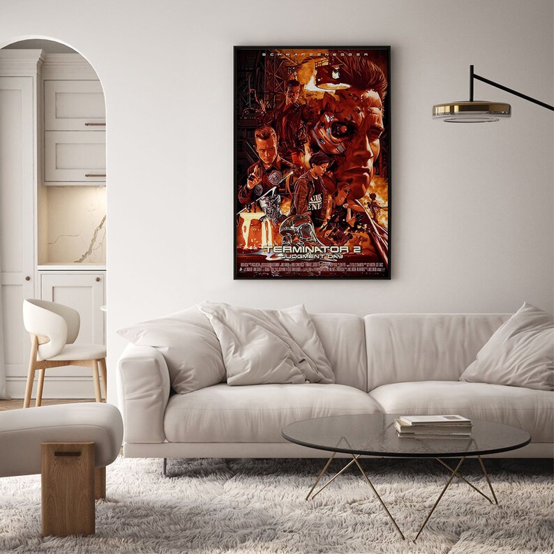 Terminator 2 Judgment Day Movie Poster Wall Art Home Decor Art Poster ...