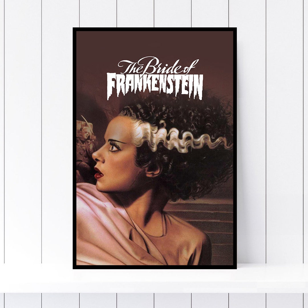 The Bride of Frankenstein Movie Poster Wall Art Home Decor Art Poster ...