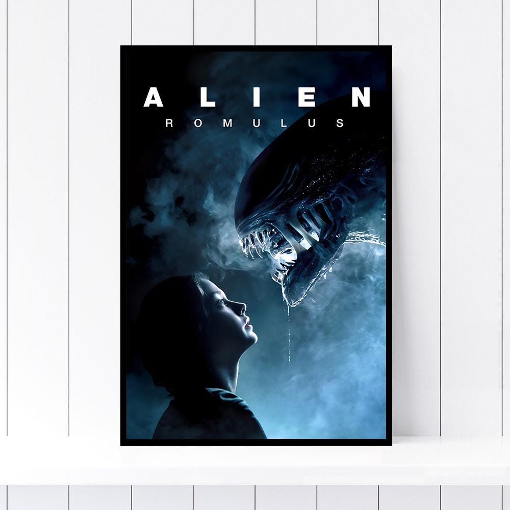 Alien Romulus Movie Poster, Wall Art Home Decor, Art Poster Gifts ...