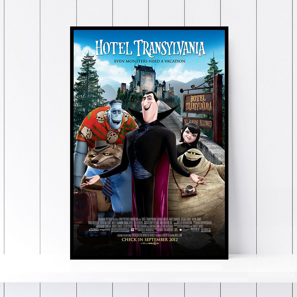 Hotel Transylvania Movie Poster, Wall Art Home Decor, Art Poster Gifts ...