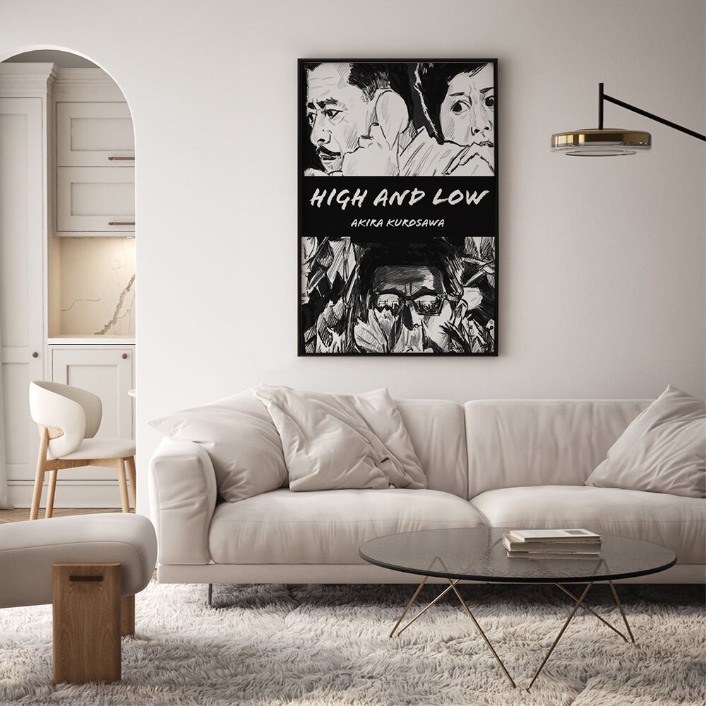 High and Low Movie Poster Wall Art Home Decor Art Poster Gifts Vintage ...