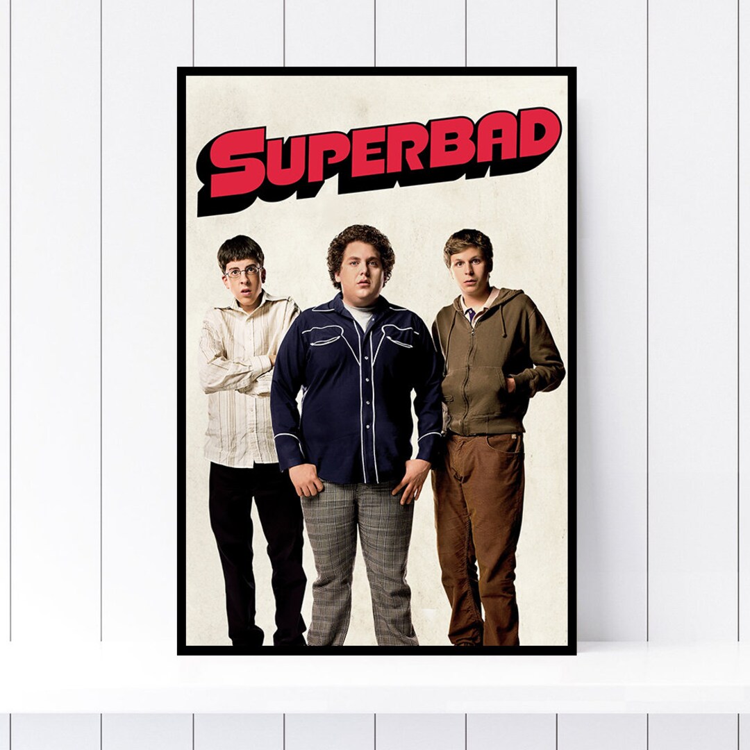 Superbad Movie Poster Wall Art Home Decor Art Poster Gifts Vintage ...