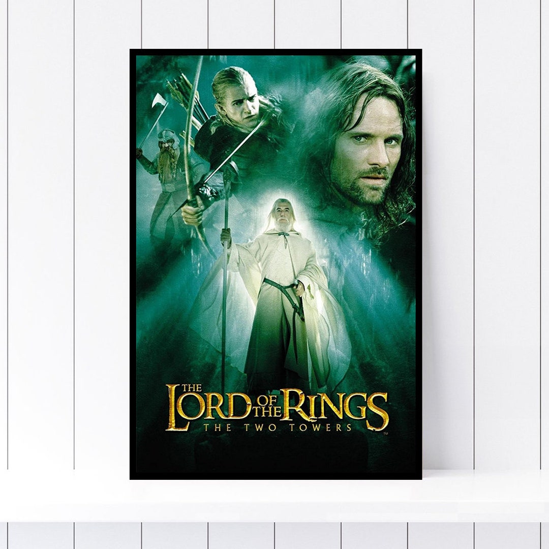 The Lord of the Rings the Two Towers Movie Poster Wall Art Home Decor ...