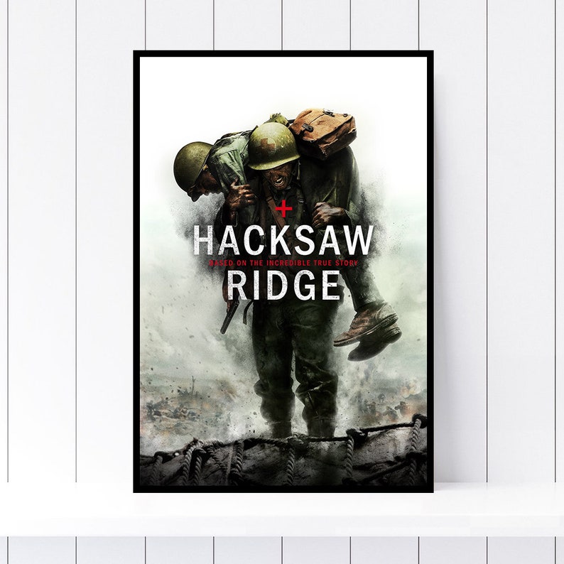 Hacksaw Ridge Movie Poster Wall Art Home Decor Art Poster Gifts Vintage ...