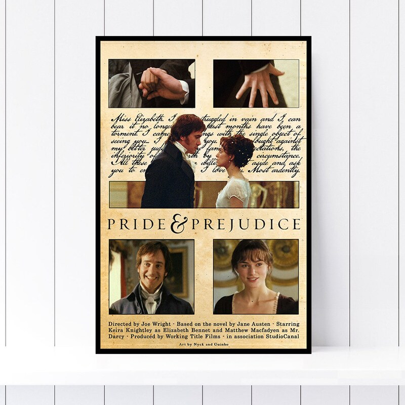 Pride and Prejudice Art - Etsy