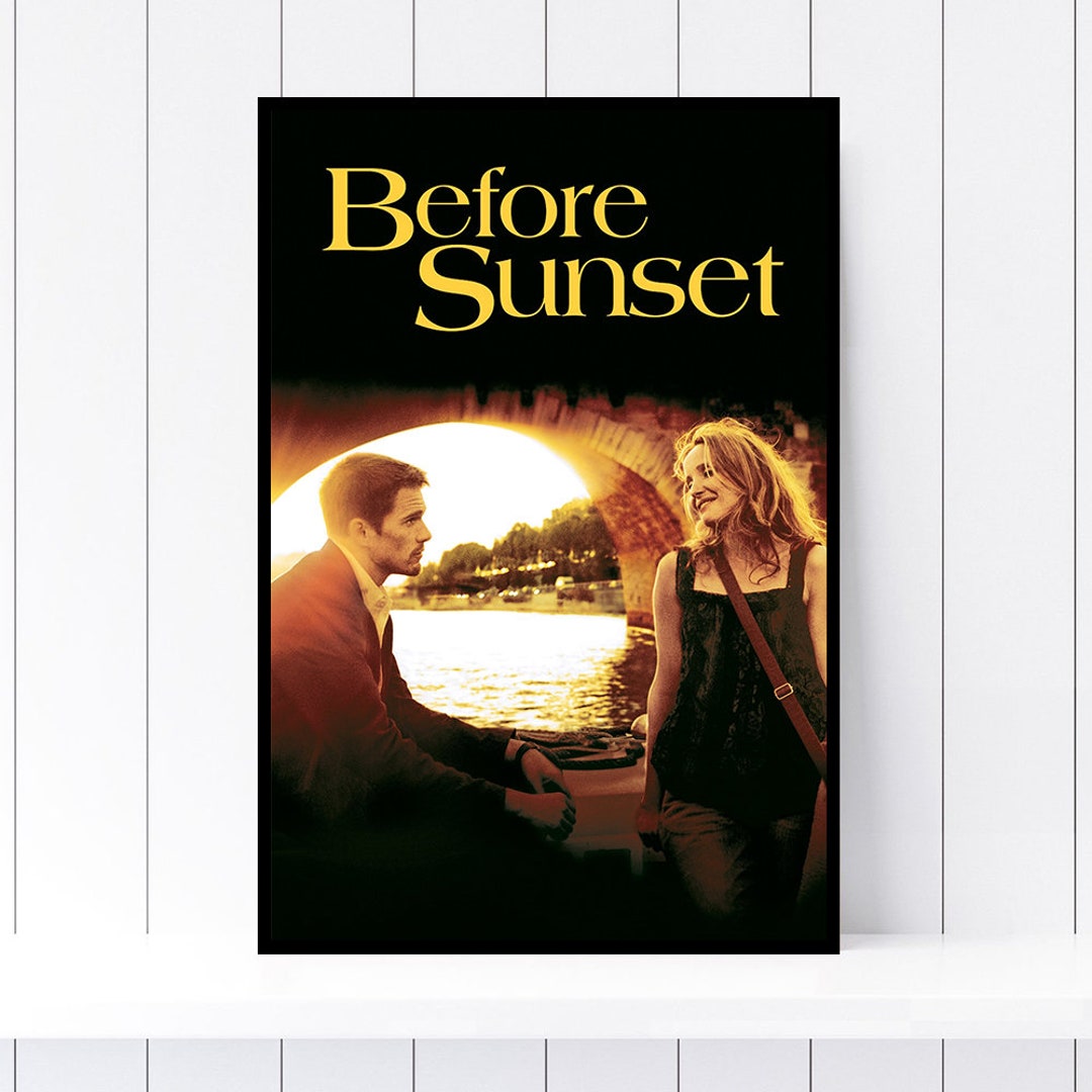 Before Sunset Movie Poster Wall Art Home Decor Art Poster Gifts Vintage ...