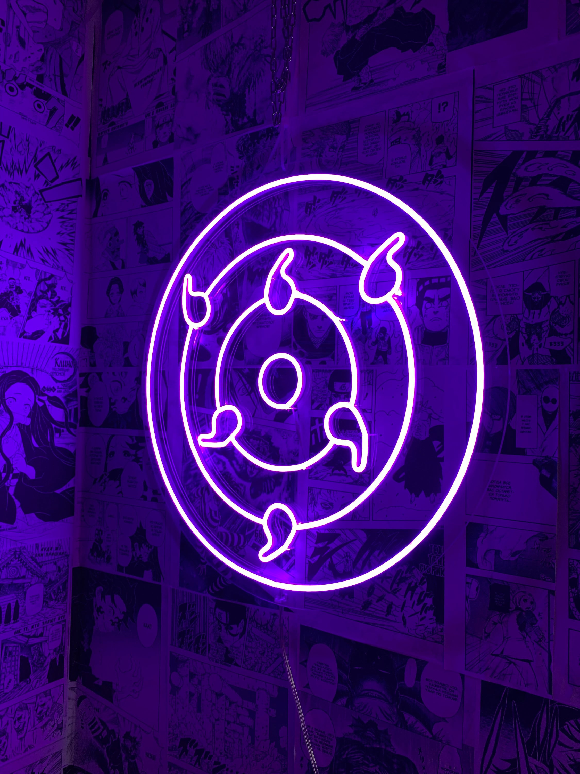 Anime Logo LED Neon Sign, Wall Decor, Wall Sign, Neon Lights - Etsy