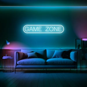 Game Zone LED Neon Sign, Wall Decor, Wall Sign, Neon Lights - Etsy