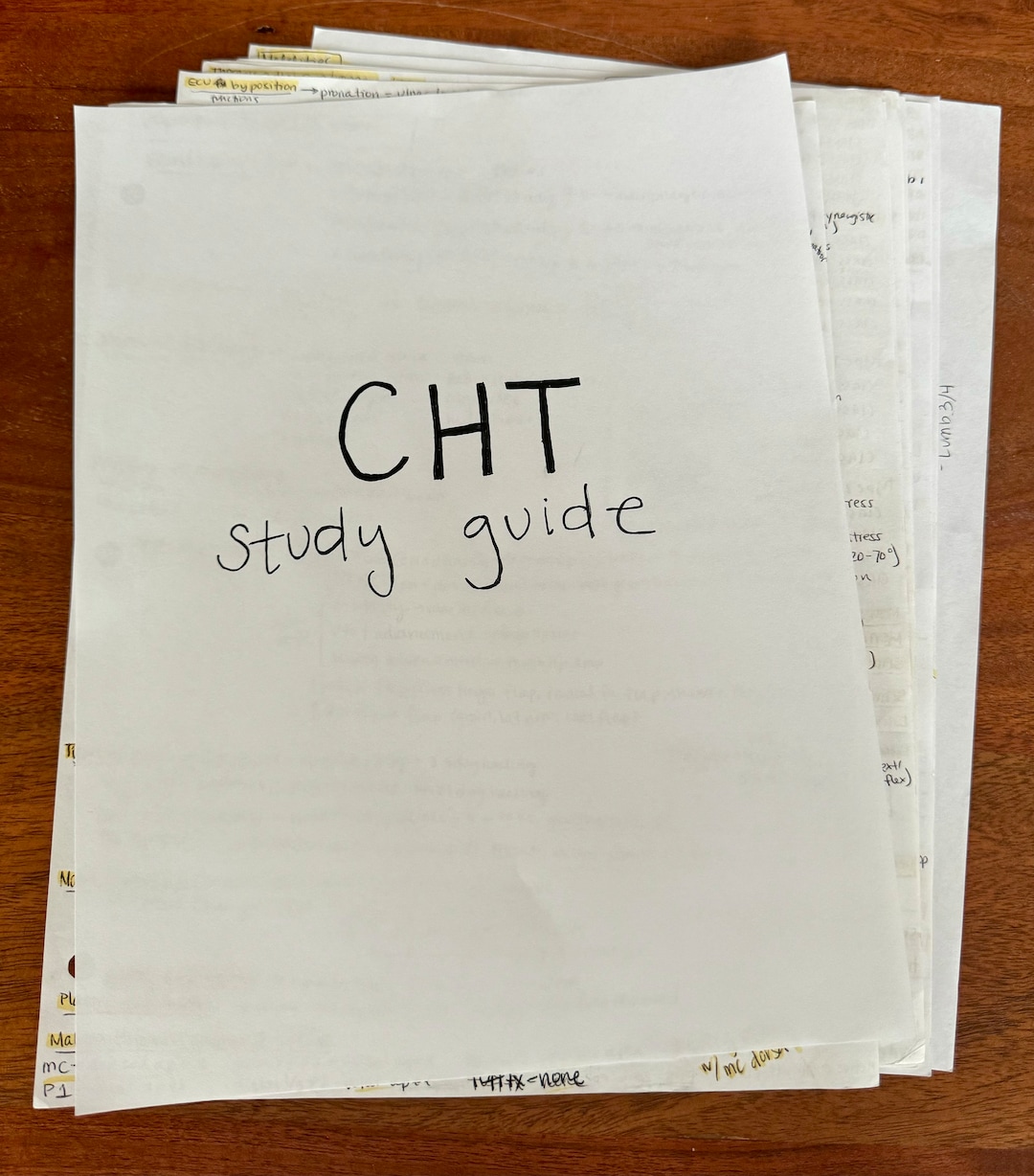 Certified Hand Therapy Exam Study Guide - Etsy