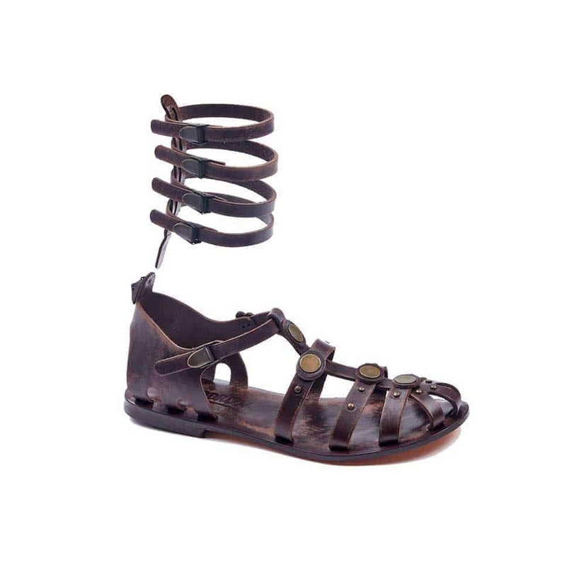 Handmade Leather Gladiator Sandals 610 - Etsy