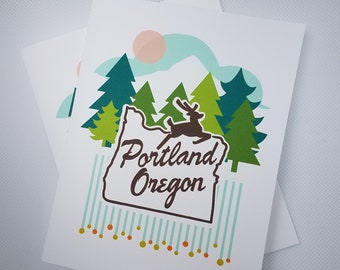Portland Stag Sign - Etsy