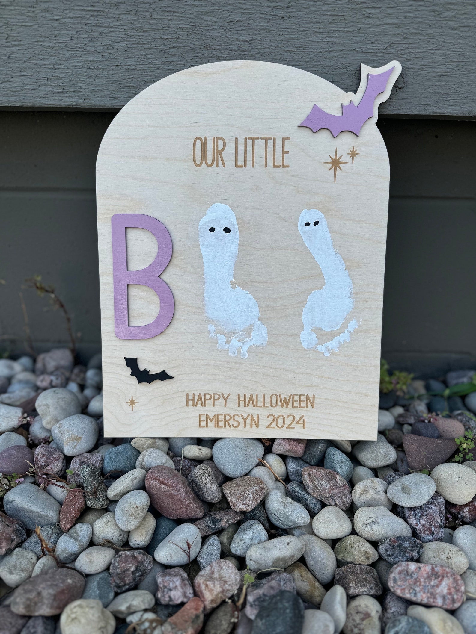 DIY Halloween Footprint Sign - Etsy