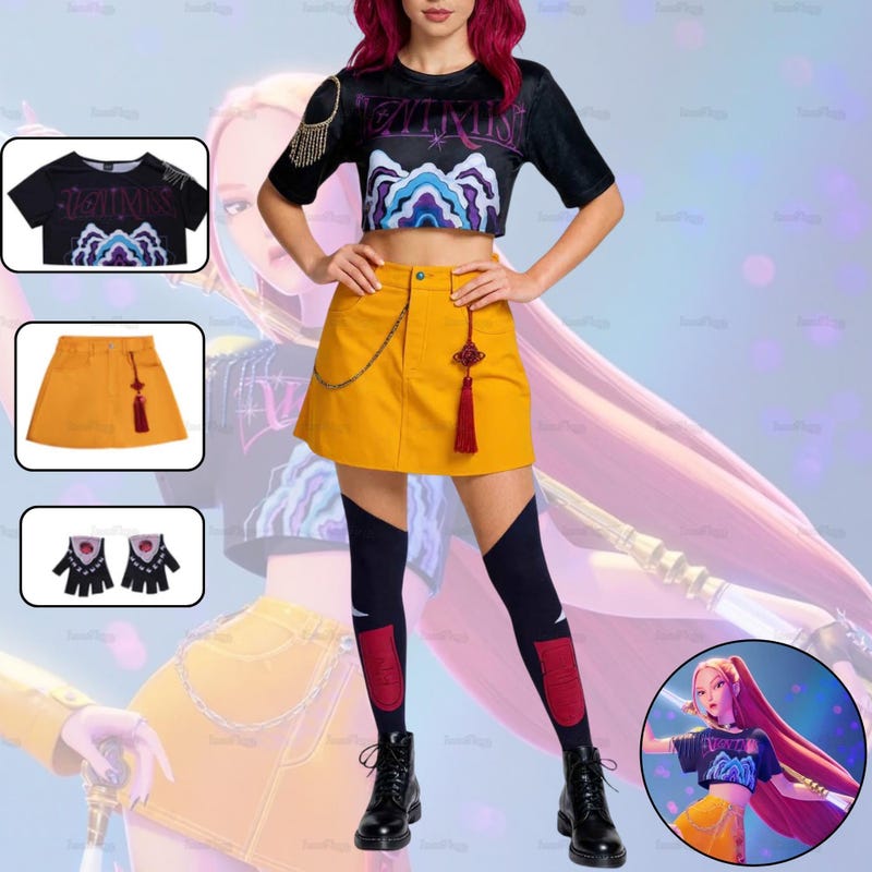 Kpop Demon Hunters Mira Skirt - Etsy