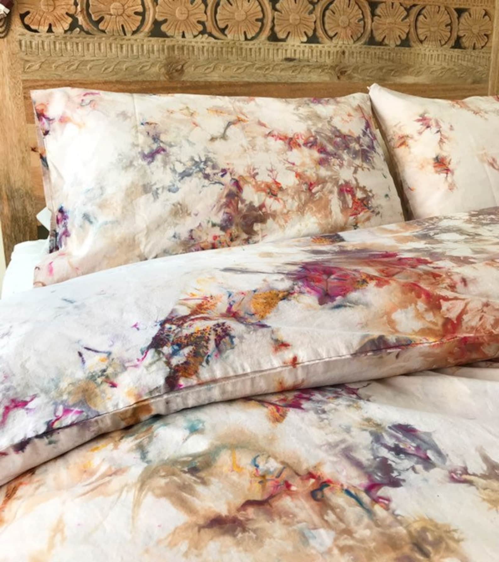 NEW Phoenix Hand Dyed Bedding Tie Dye Bedding Duvet Cover - Etsy