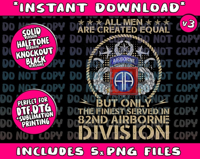 Army Png, All Men US Army, 82nd AIRBORNE, 82 Division Gift, PNG Bundle ...