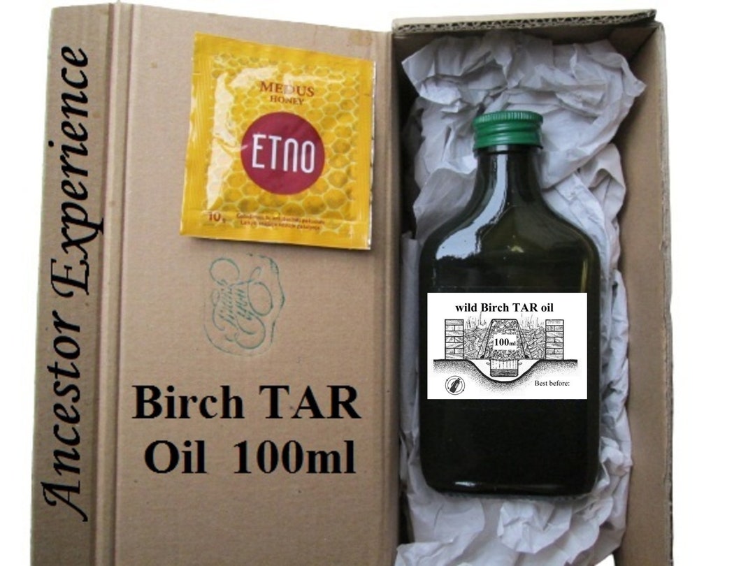 Natural Tar Oil According to Ancient Method - From Harvesting Birch ...