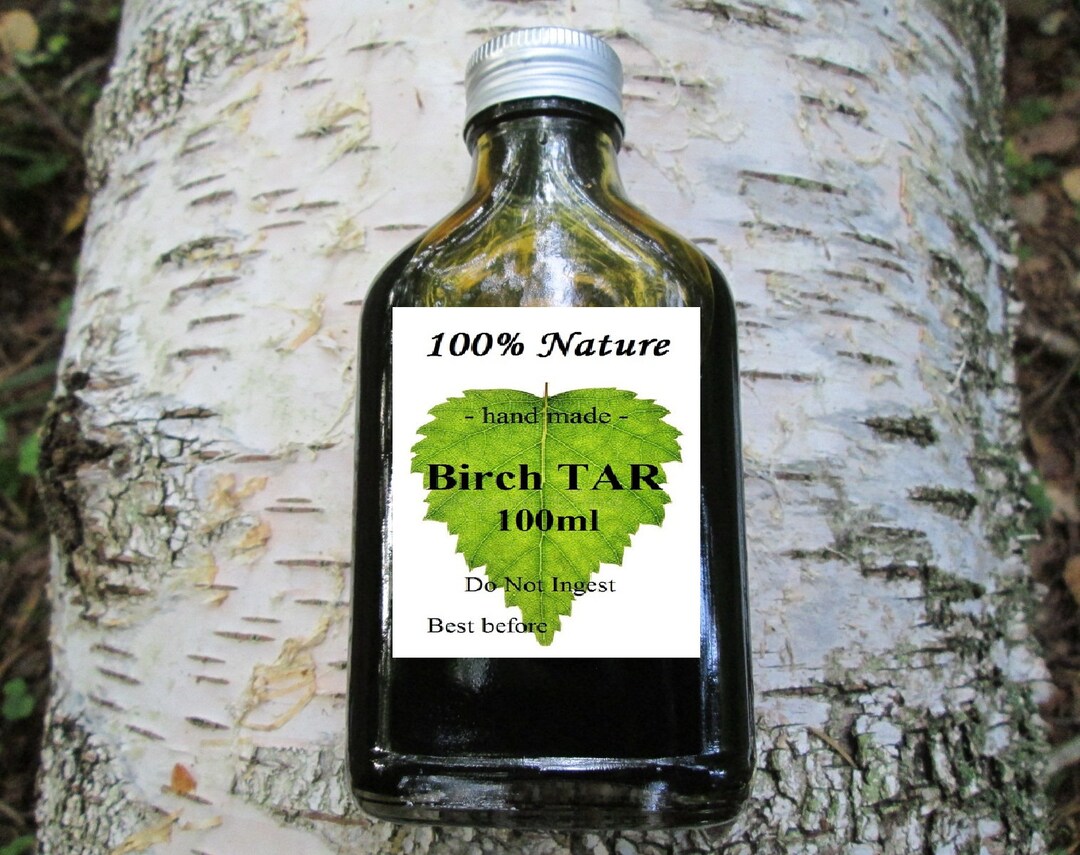 100ml Quality Birch Tar From Fresh Birch Bark / Unfiltered / Contains ...