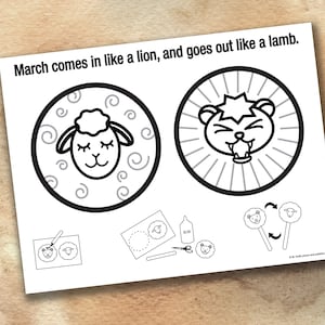 March in Like a Lion - Etsy