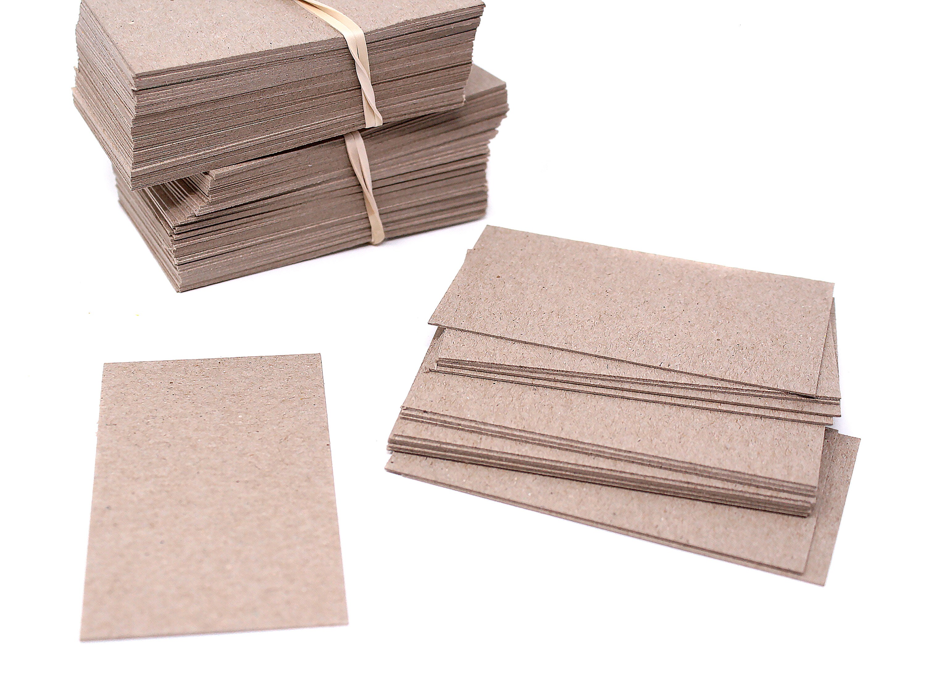 3.5x2 Chipboard Remnants Business Card Sized Materials Card Making ...