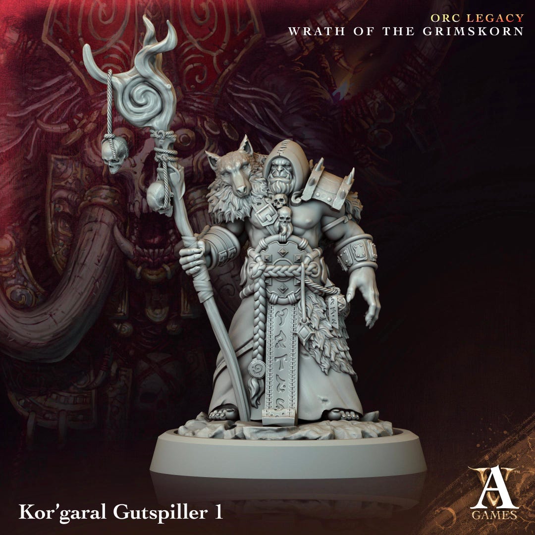 Wrath of the Grimskorn: Kor'garal Gutspillers & Nak'jukkas - Etsy