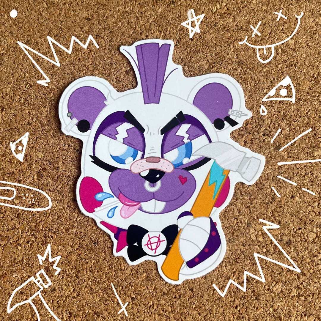 Punk Helpy Five Nights at Freddys, FNAF Sticker - Etsy