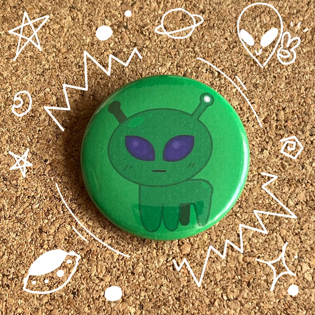 Aftonsparv Creature TBH Yippee Creature Meme Ikea Alien Button Badge - Etsy