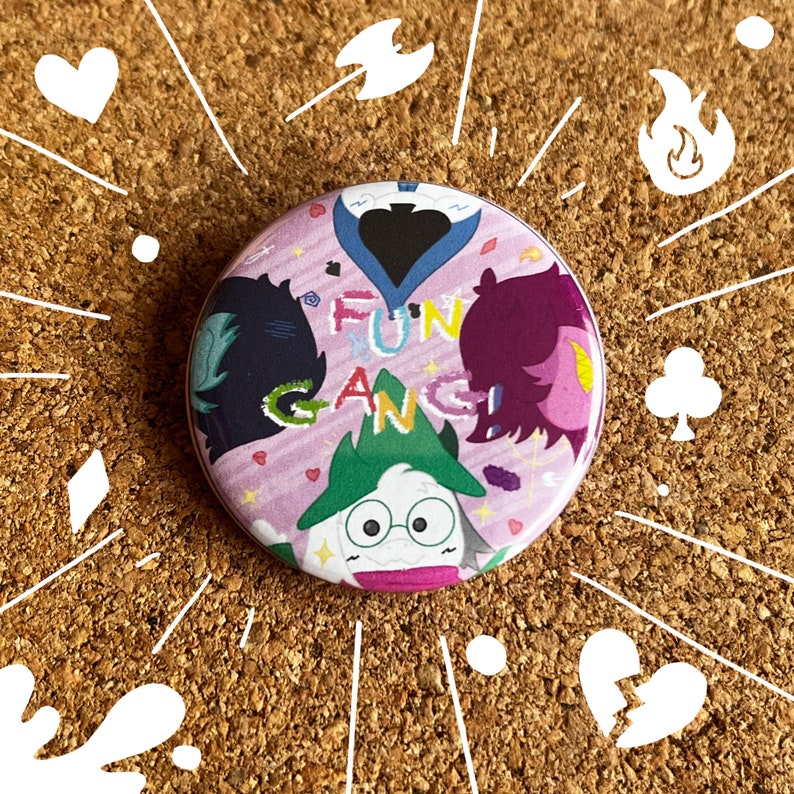 Fun Gang Deltarune Button Badge - Etsy