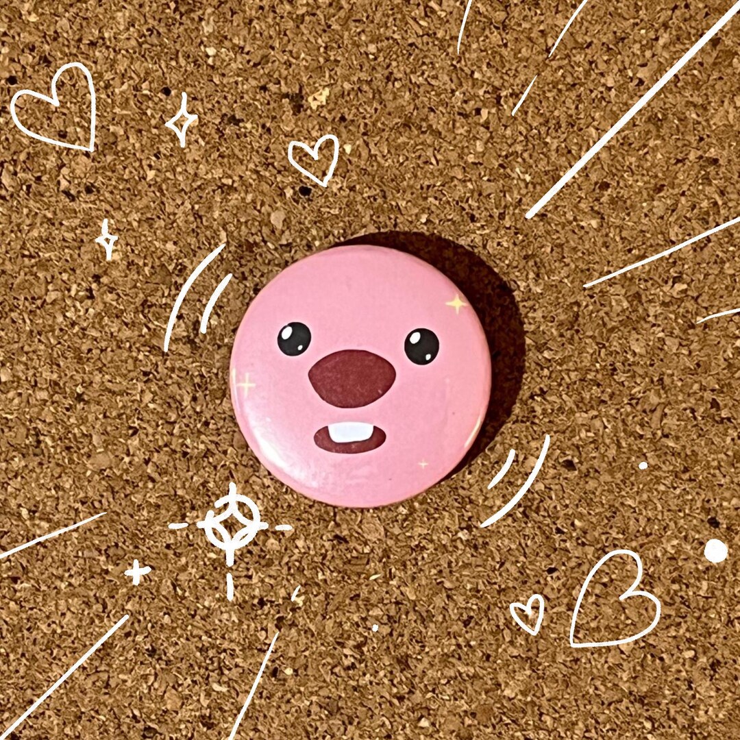 Loopy Pororo the Little Penguin Button Badge - Etsy