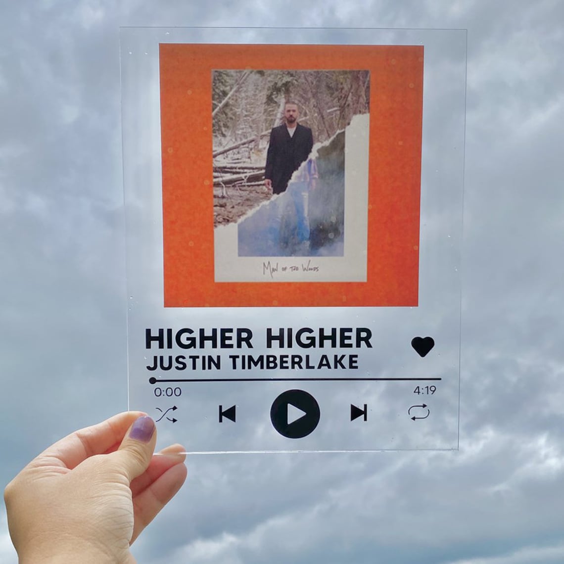 Custom Spotify Song Plaque - Acrylic Music Plaque - Photo Plaque ...