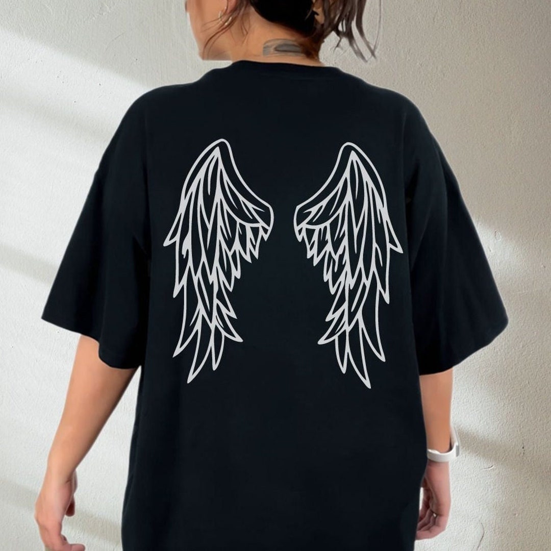 Unisex White Angel Wings Tee Angel T Shirt Angel Cosplay Christian ...